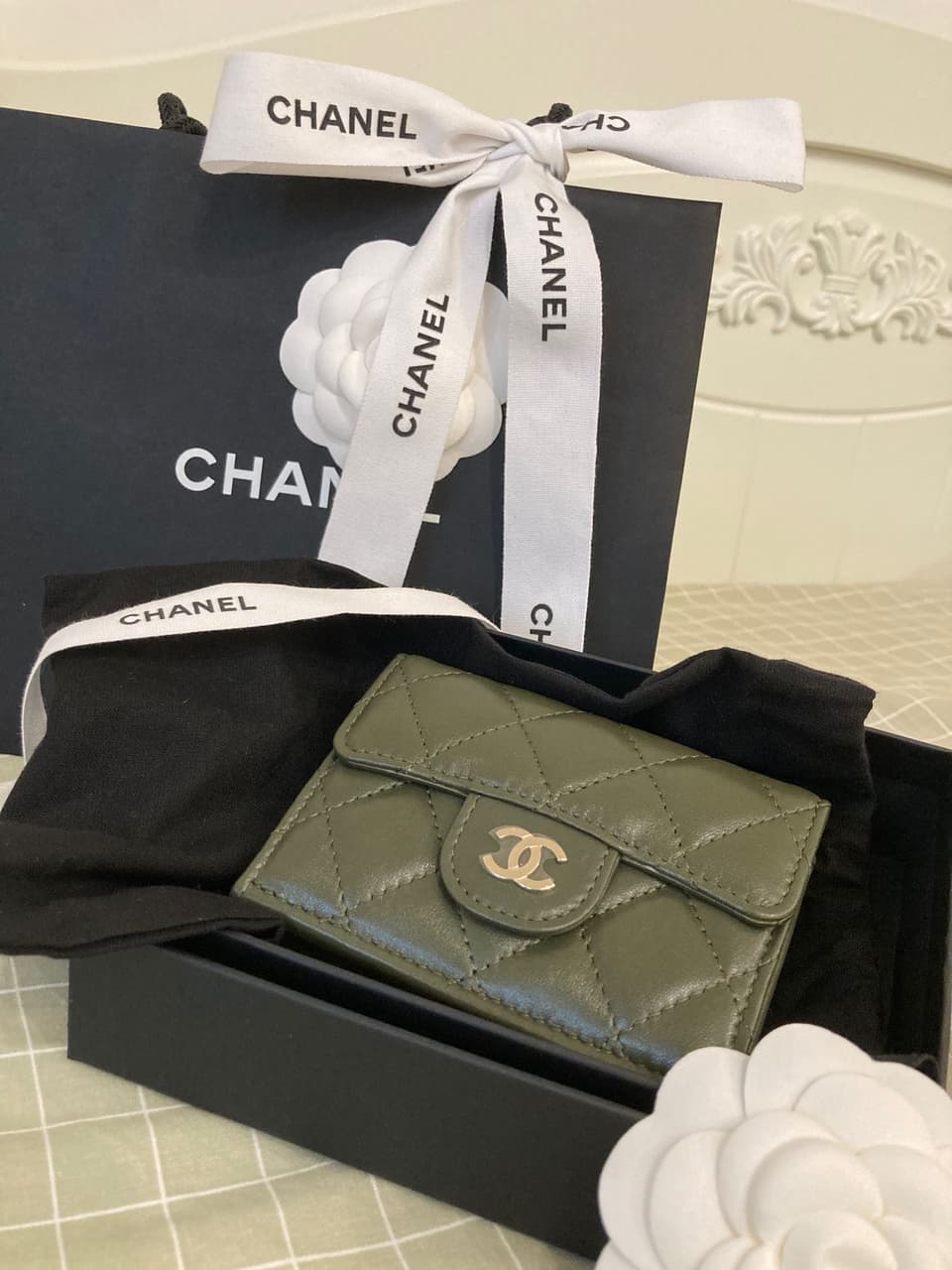 #開箱 Chanel 22k 三折皮夾 - 精品板 | Dcard