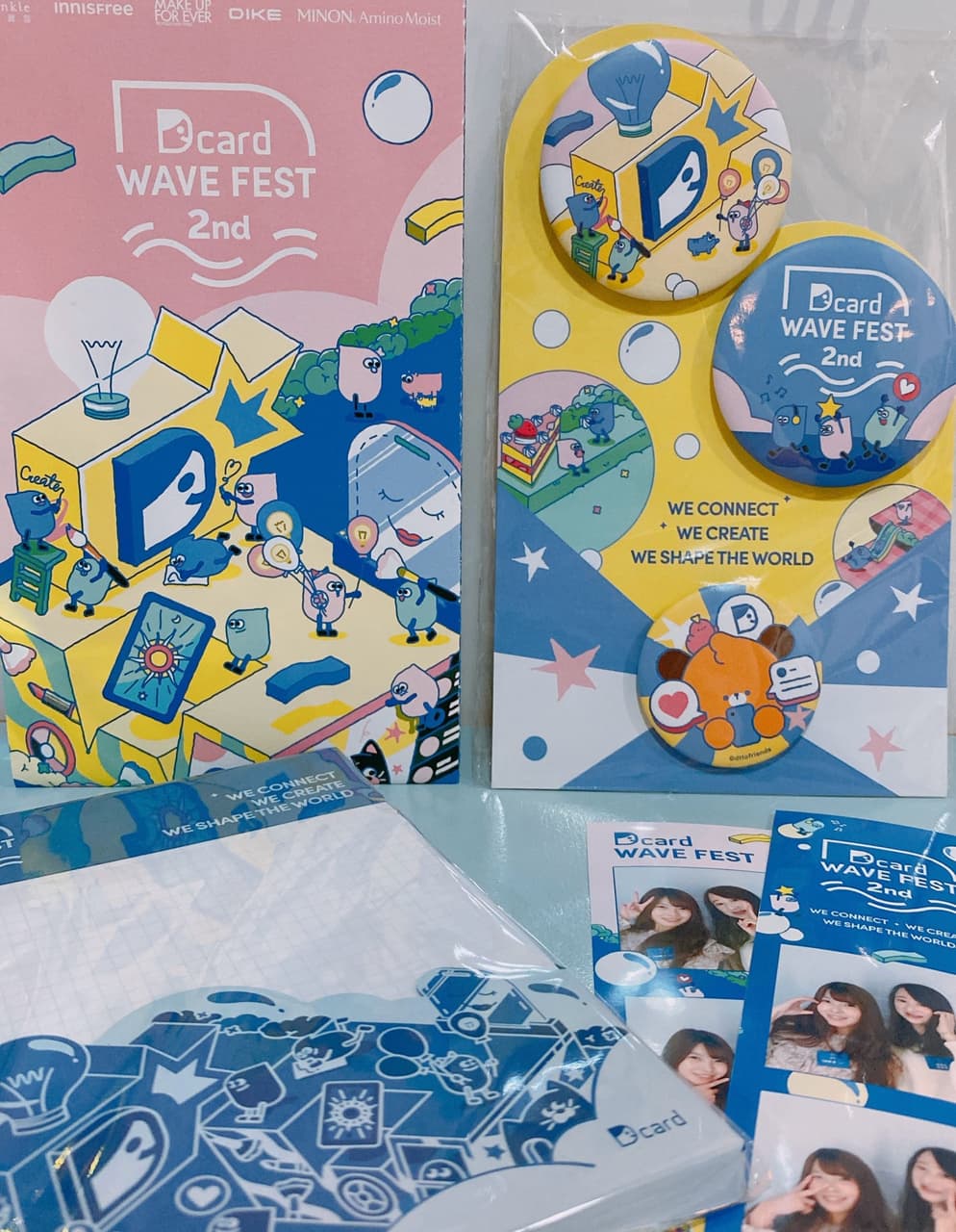 禮物拿到手軟的Dcrad wave fest #D浪來潮 - 麗莎 Lisa (@imsunshine) | Dcard