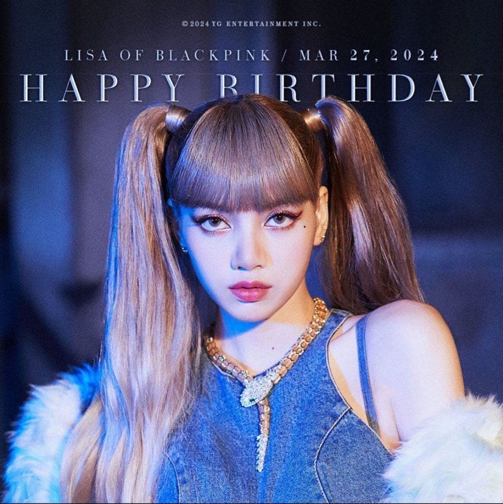 #分享 240327 LISA生日快樂🎂 - BLACKPINK板 | Dcard