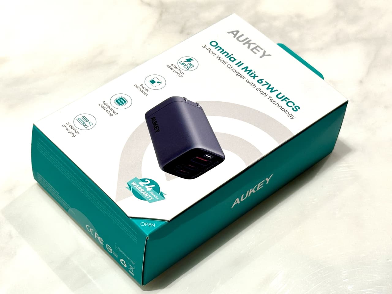 [開箱] AUKEY Omnia II 第二代氮化鎵系列充電器、行動電源 - 3C板 | Dcard