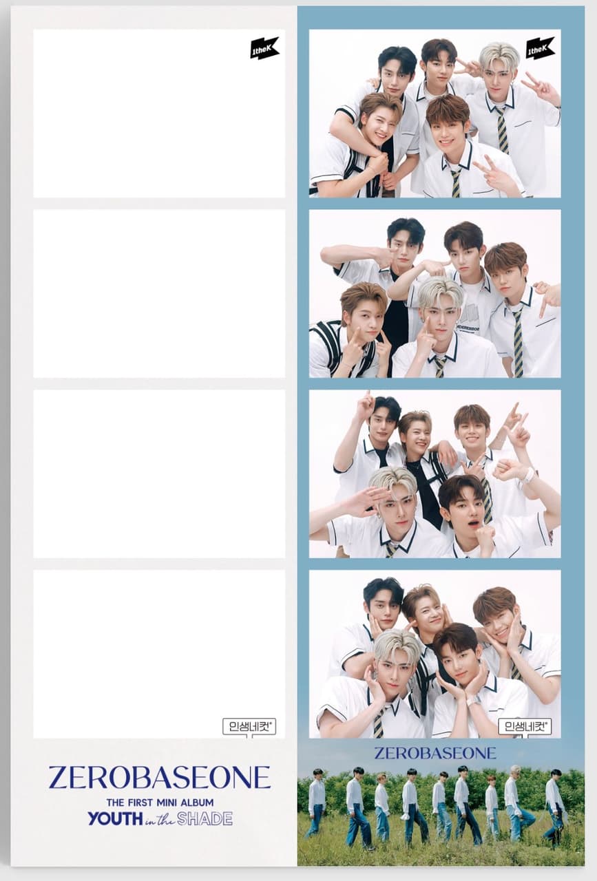 #分享 人生四格x1theK ZEROBASEONE 拍貼機 - ZEROBASEONE板 | Dcard