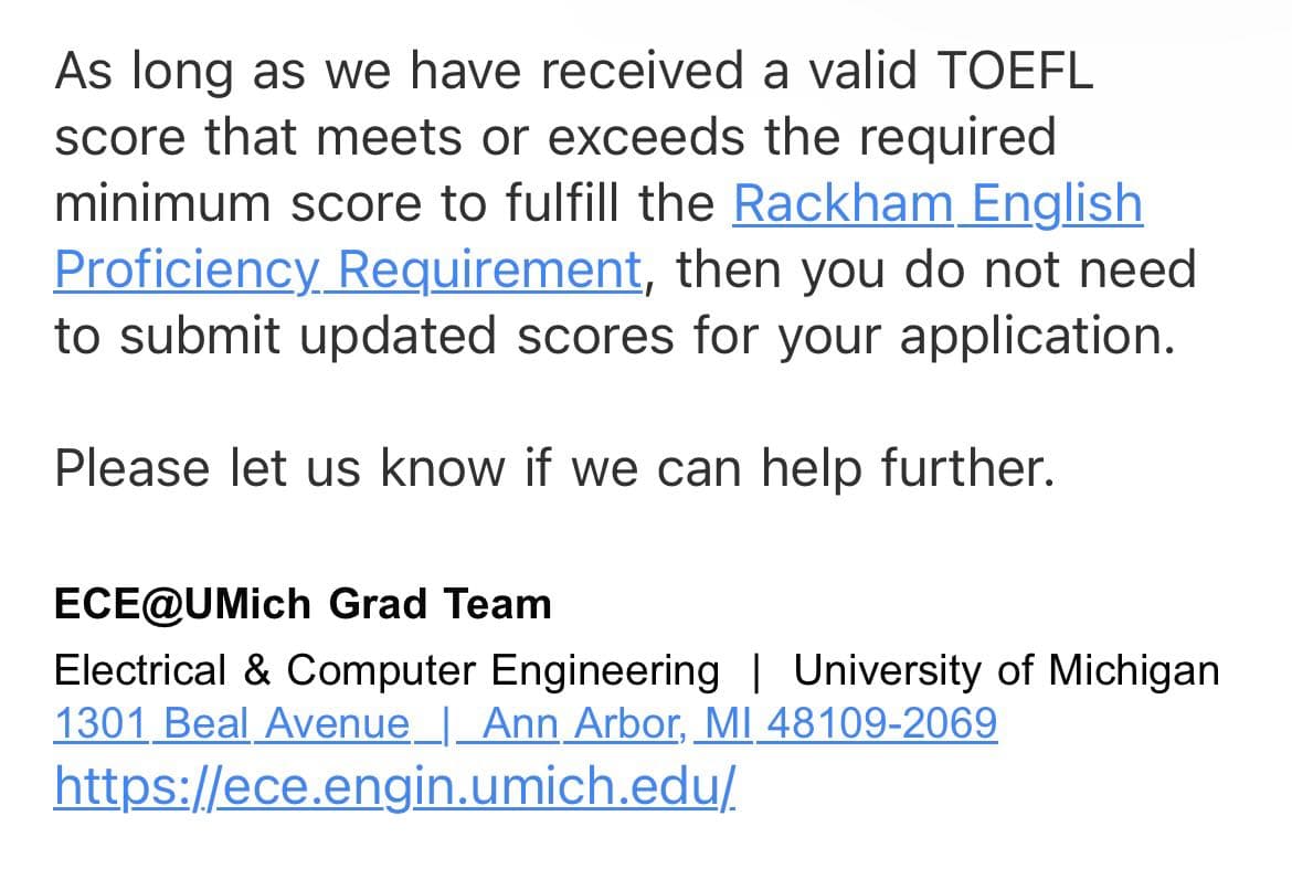 請益 Umich托福成績更新 留學板 Dcard