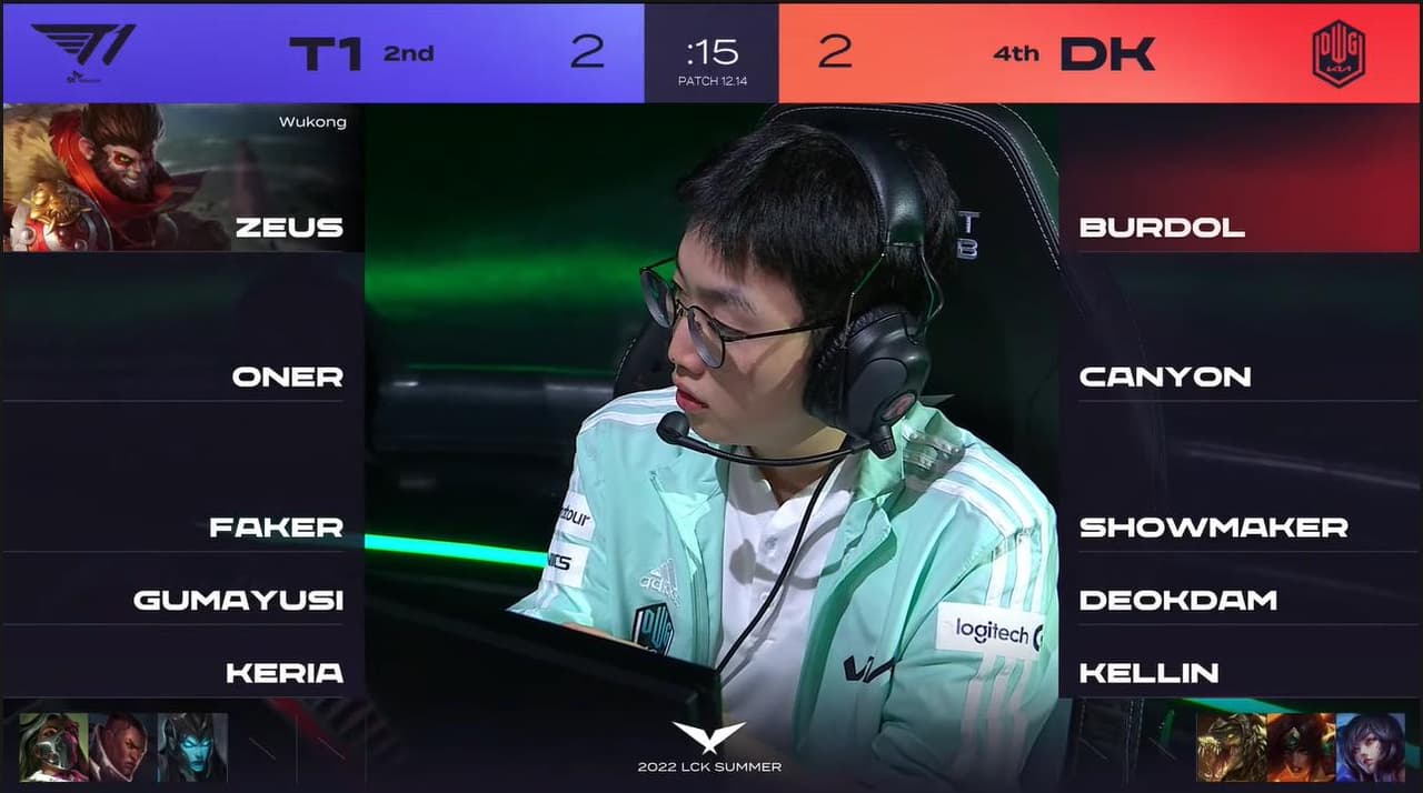 【BP戰術板】2022 LCK夏季季後賽08/21 T1 vs DK Game5 - Co2ch (@mikk1127) | Dcard