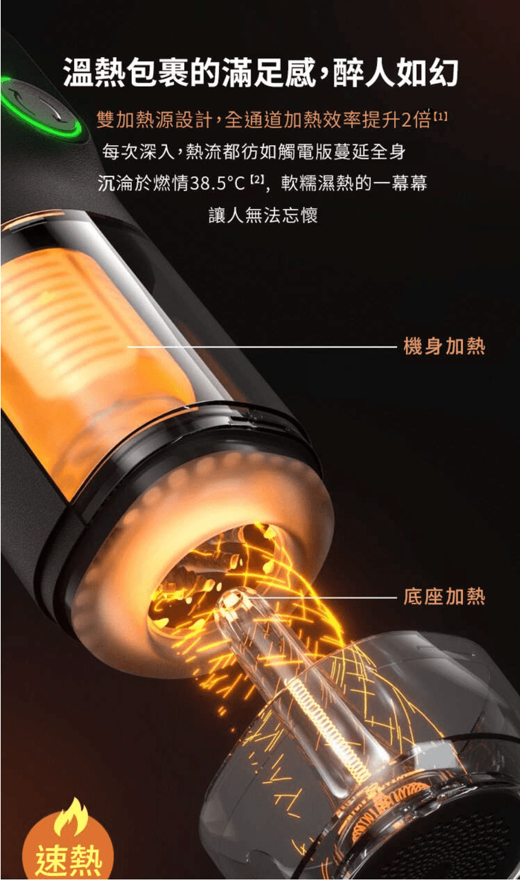 TryFun｜黑洞Pro 伸縮x加溫 智能伸縮恆溫加熱飛機杯 - 西斯板 | Dcard