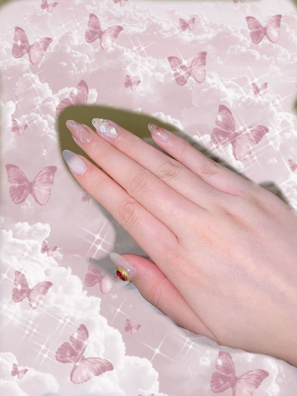 分享自己做的光療 美甲板 Dcard