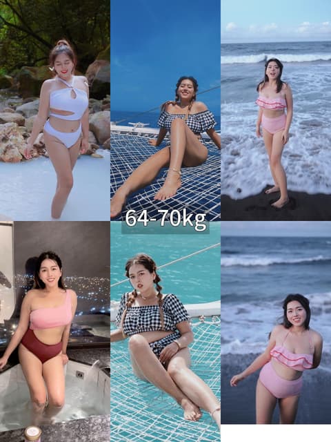 胖模90kg~60kg各時期泳裝照 - 背心心🦦 (@ohhpei) | Dcard