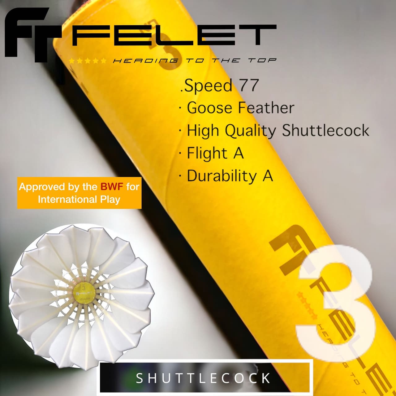 #產品 有人打過FELET黃色3號的球嗎？ - 羽球板 | Dcard