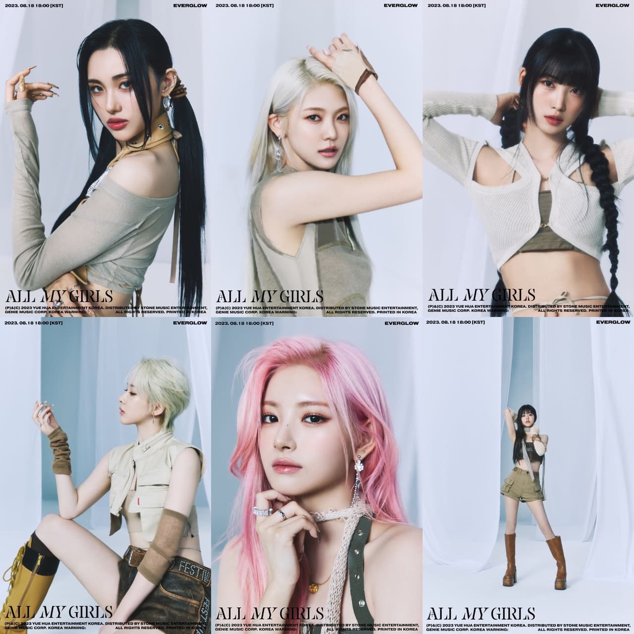 #集中討論 EVERGLOW《ALL MY GIRLS》8/18 正式回歸！ - 追星板 | Dcard