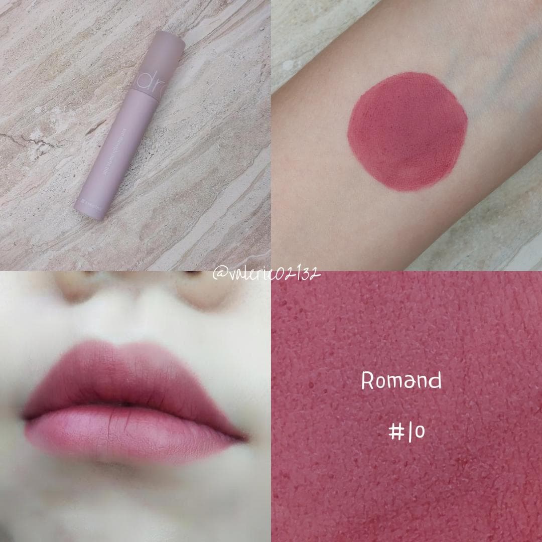 #試色 Romand韓服系列霧面唇釉 10 Blush Purple - 美妝板 | Dcard
