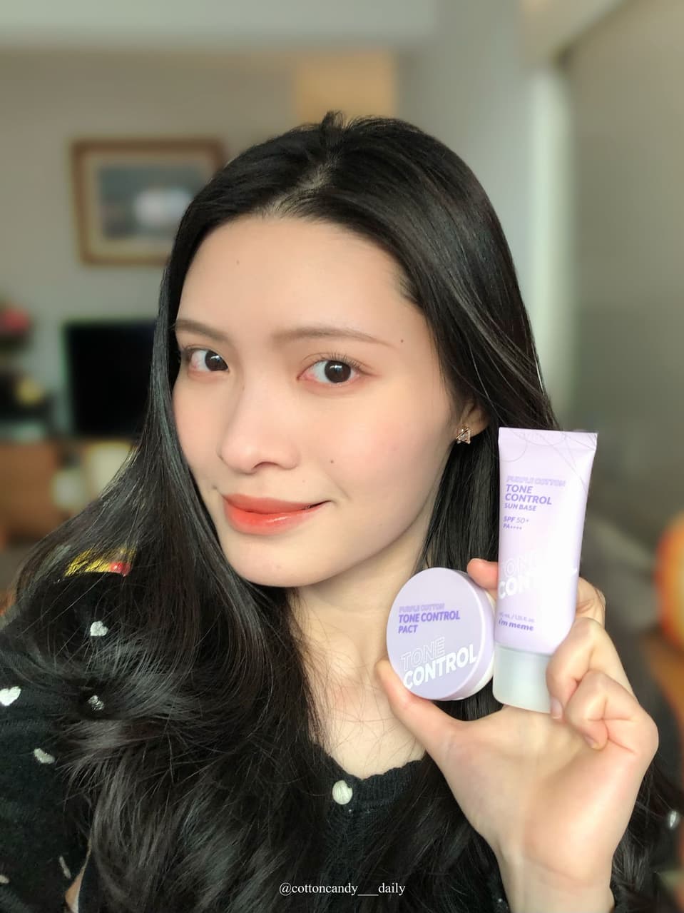 ☁️🍬’s I’M MEME 好評熱賣妝前乳 紫色柔焦｜小資族去黃提亮首選💜 - ☁️芸朵糖🍬 (@snowyuner) | Dcard