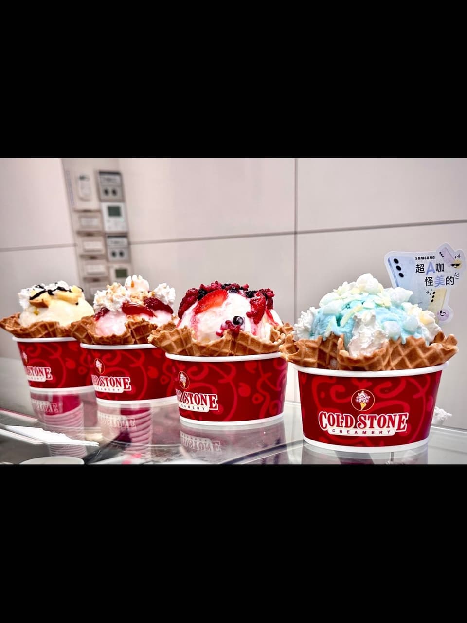 夏日超夢幻冰品🩵Samsung Galaxy A55 5G x COLD STONE 聯名冰淇淋.ᐟ.ᐟ - ʜ.ᴄ.ᴄ (@chihchia) | Dcard