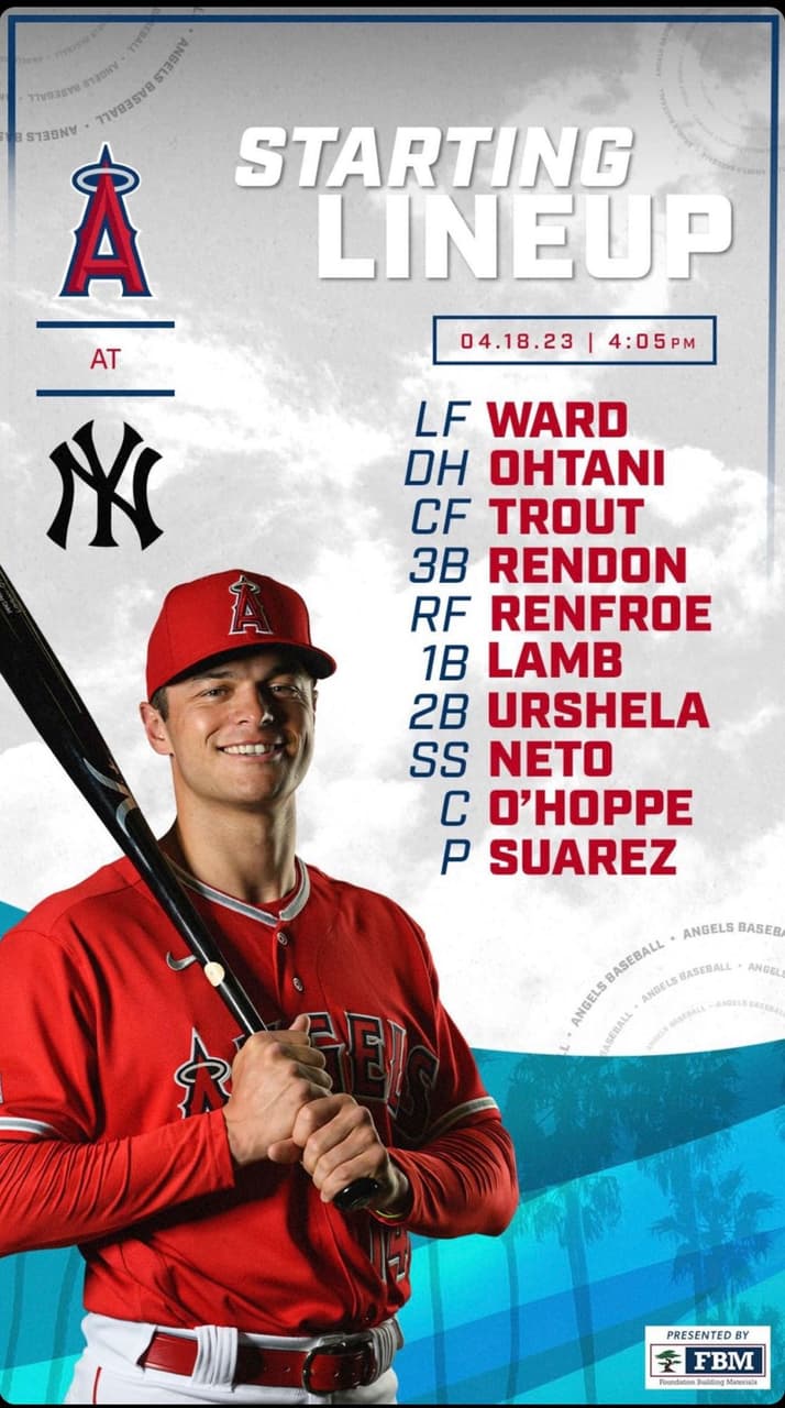 #賽事討論 2023.4.19（三）MLB例行賽 洛杉磯天使LAA vs. 紐約洋基NYY 賽事討論區 - MLB板 | Dcard