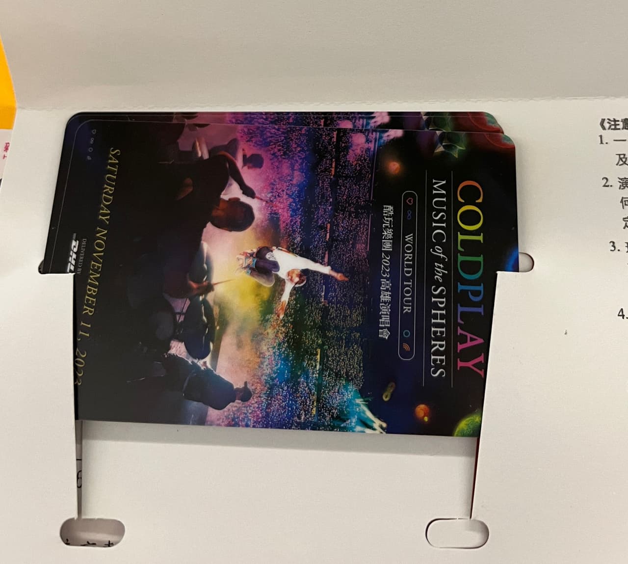 #降價讓票 Coldplay 11/11 搖滾區兩張 - 票券交流板 | Dcard