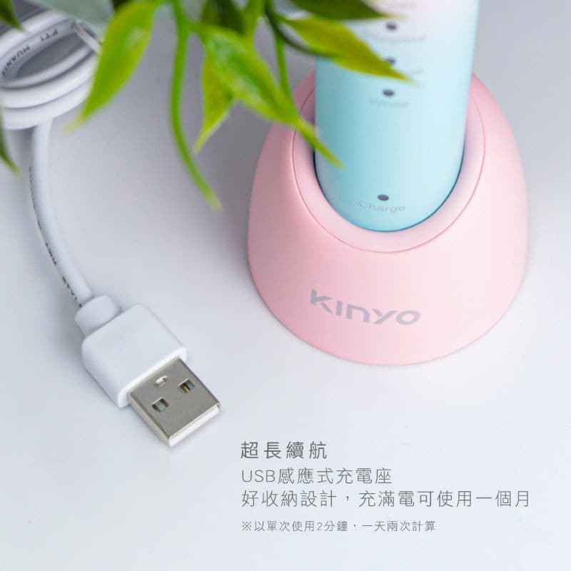 KINYO｜充電式音波 電動牙刷（附刷頭x2）ETB-830 - 居家生活板 | Dcard