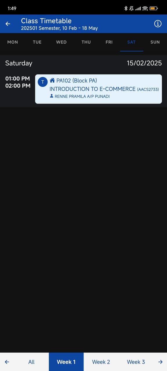 第一个礼拜的e commerce tut 不用去对吗 - TAR UMT板 | Dcard