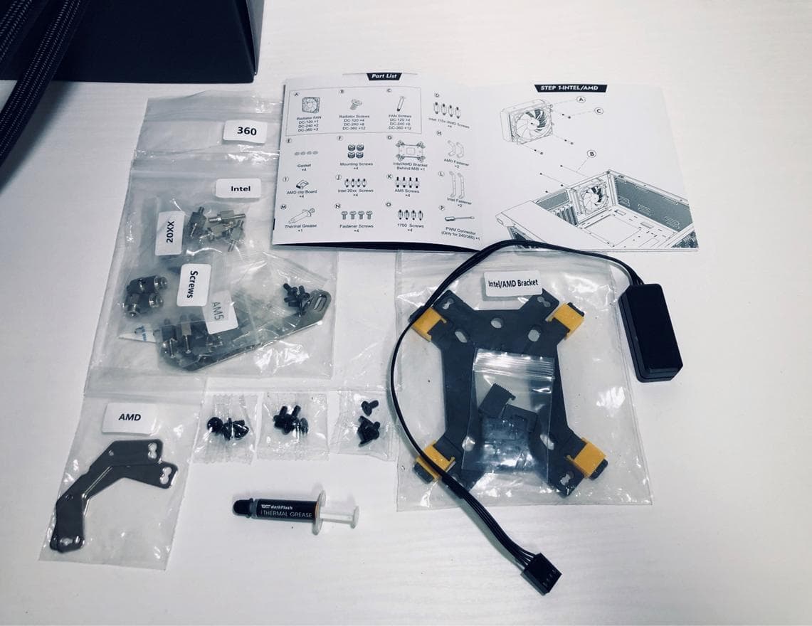 「冰風俠與水行者」入門水冷新朋友 darkFlash AIO一體式水冷#開箱 - 3C板 | Dcard