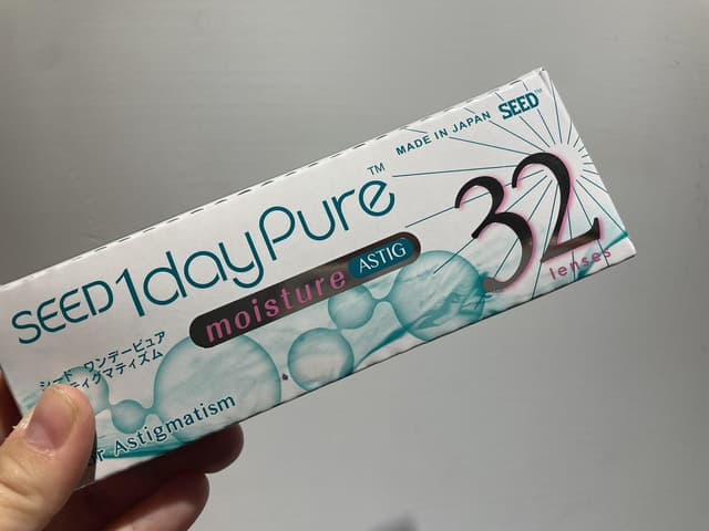 #分享 散光戴著也舒服⭐SEED京櫻散光日拋隱眼⭐ - 隱形眼鏡板 | Dcard