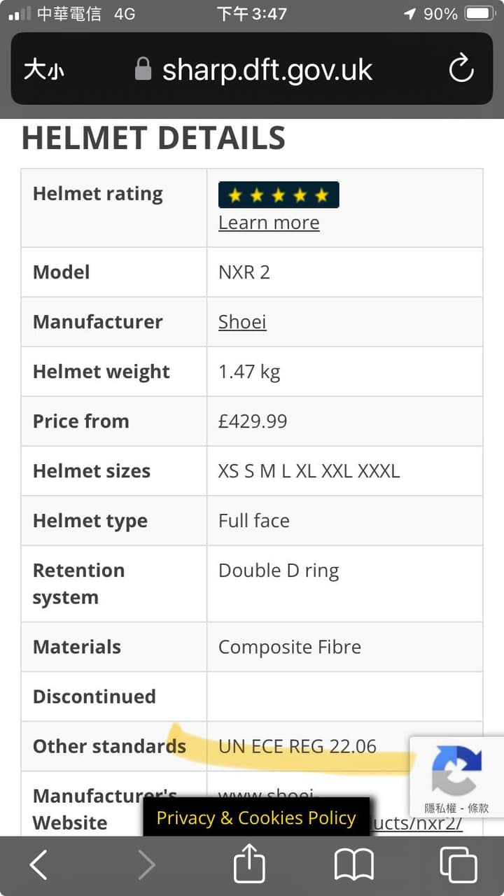 #選購 Shoei Z8認證疑問 - 機車板 | Dcard