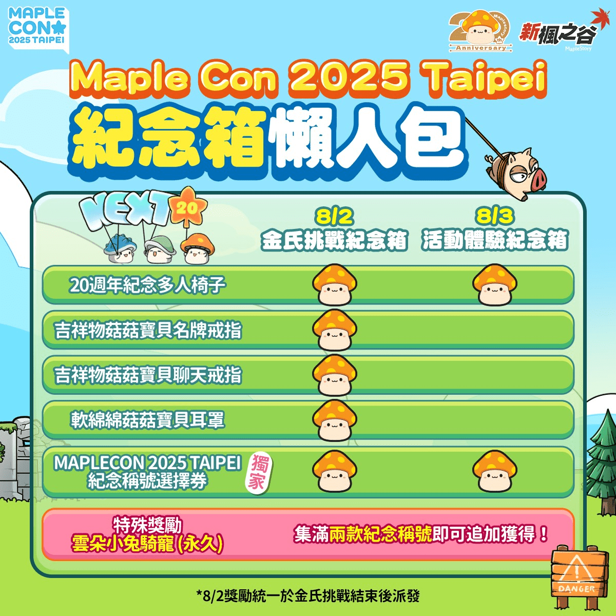 #情報 新楓之谷【MAPLE CON 2025 TAIPEI】 - 楓之谷板 | Dcard