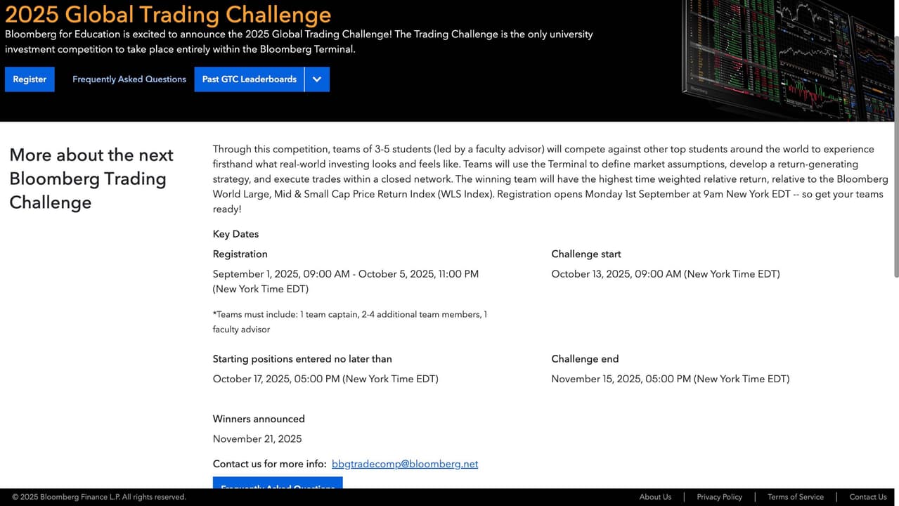 有冇人有興趣一齊玩Bloomberg’s Global Trading Challenge?!! - 香港城市大學板 | Dcard