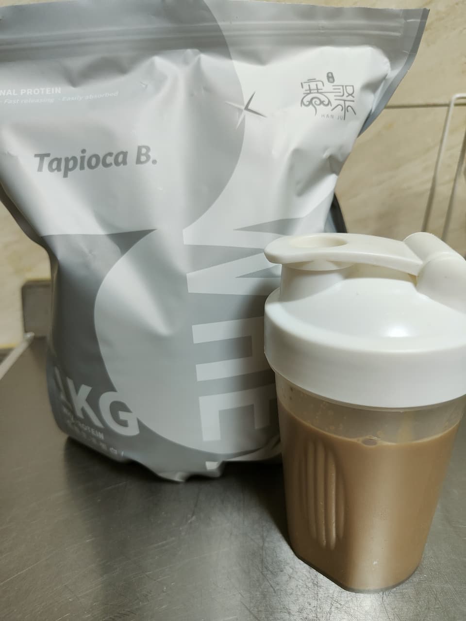 推薦 Tapioca B.蛋白粉不甜好喝增加蛋白質的好選擇 運動健身後的好夥伴💪 - 蘋果紅萱加椰果 (@yuikatherine) | Dcard