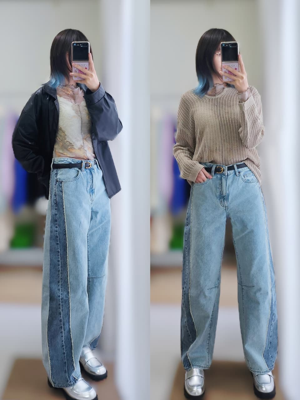 #分享 新品 ️ GU 拼色錐形褲👖 - 穿搭板 | Dcard