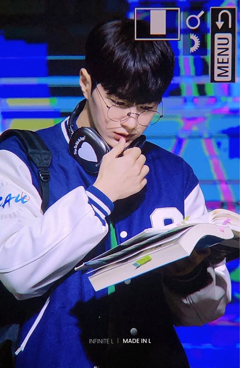 #分享 韓網熱門：「臉蛋就是國力」今天的INFINITE L 藍色vs紅色？ - INFINITE板 | Dcard