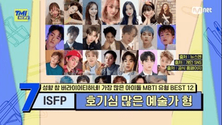 韓國偶像中，最常見的MBTI性格類型大公開 - MBTI板 | Dcard