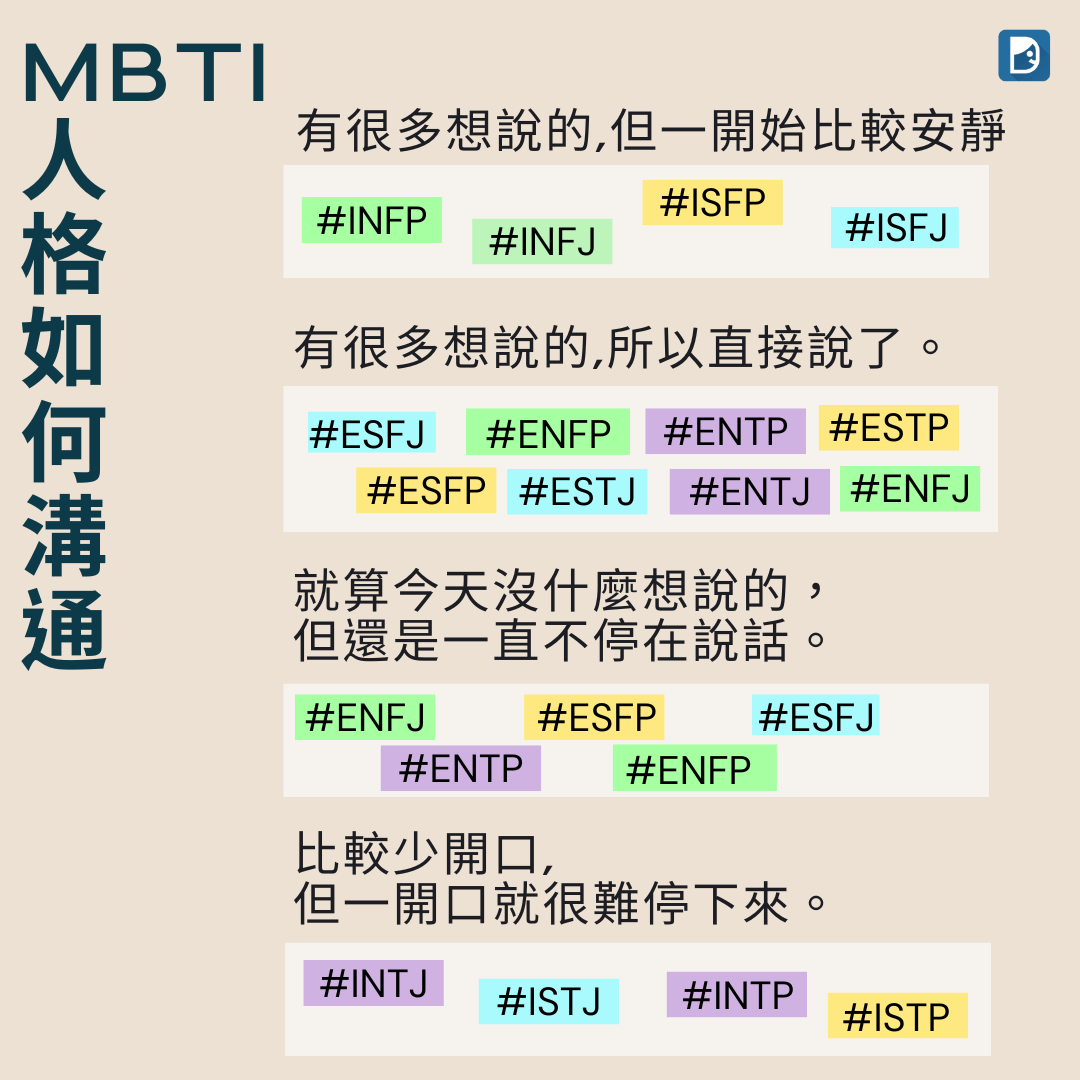 MBTI 人格如何溝通 - MBTI板 | Dcard