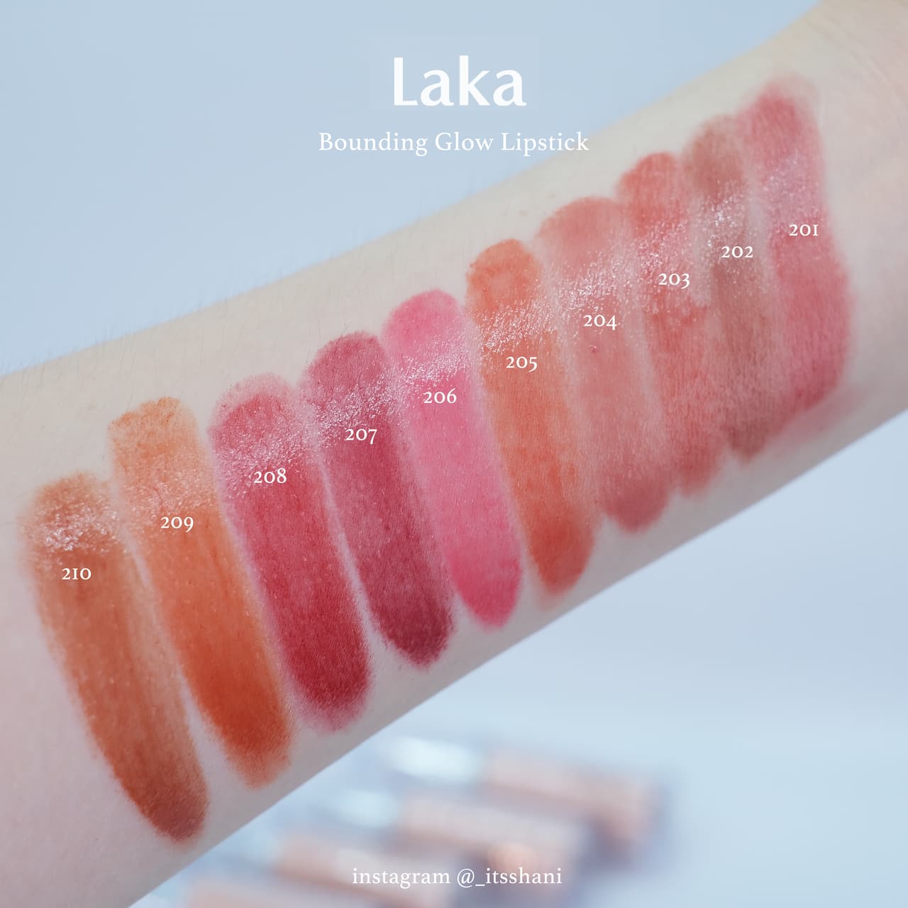 #試色 水潤潤的清透感！Laka玻璃光水潤唇膏 - Shani 💗 (@itsshani) | Dcard