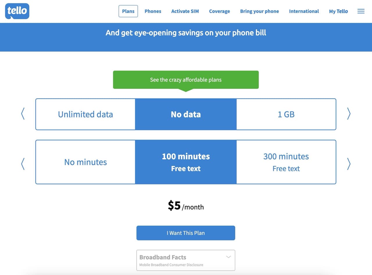#經驗分享 每月五美，保留美國手機號碼-Tello mobile (更新8/5/24） - 留學板 | Dcard