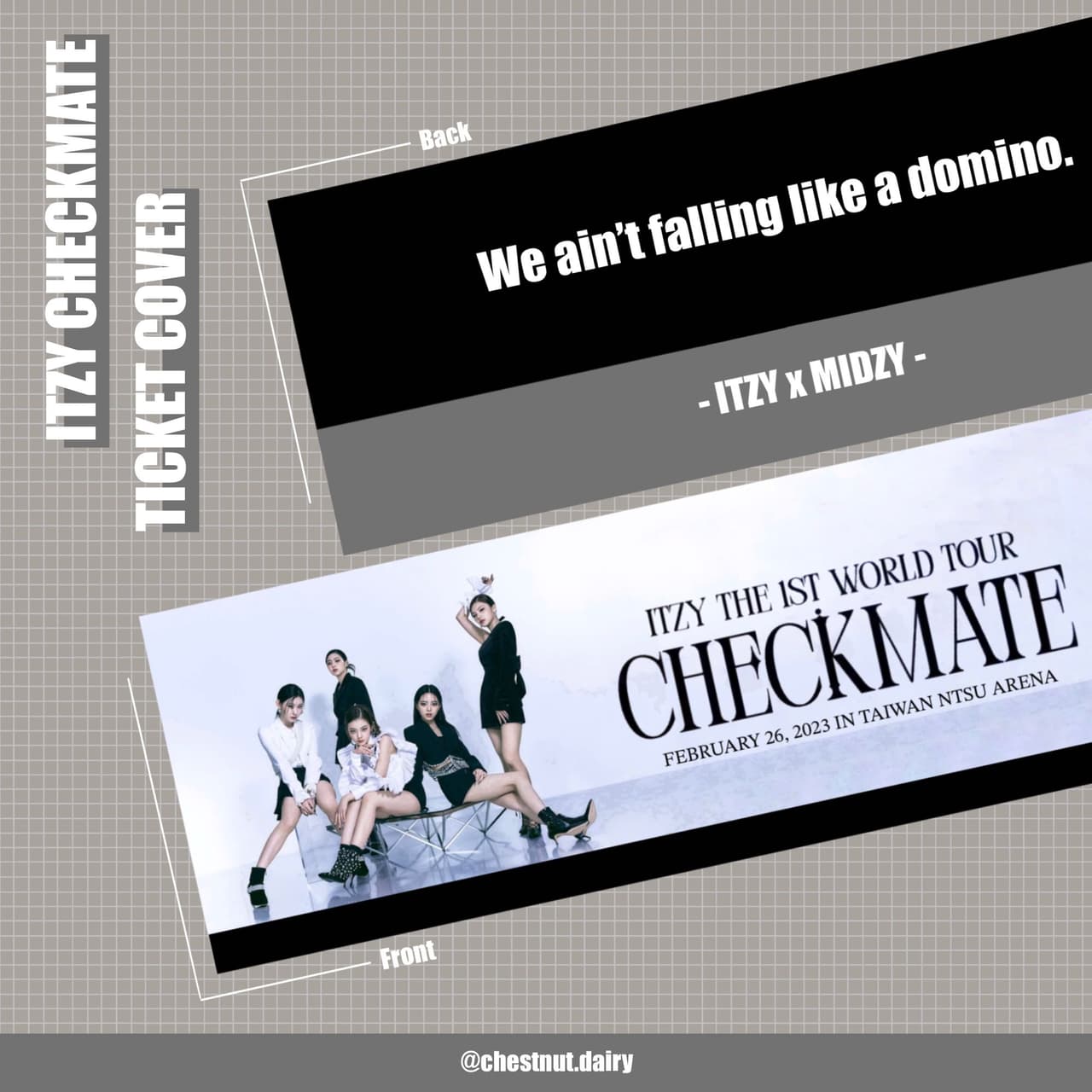 #分享 ITZY Checkmate 紀念票夾分享 - ITZY板 | Dcard