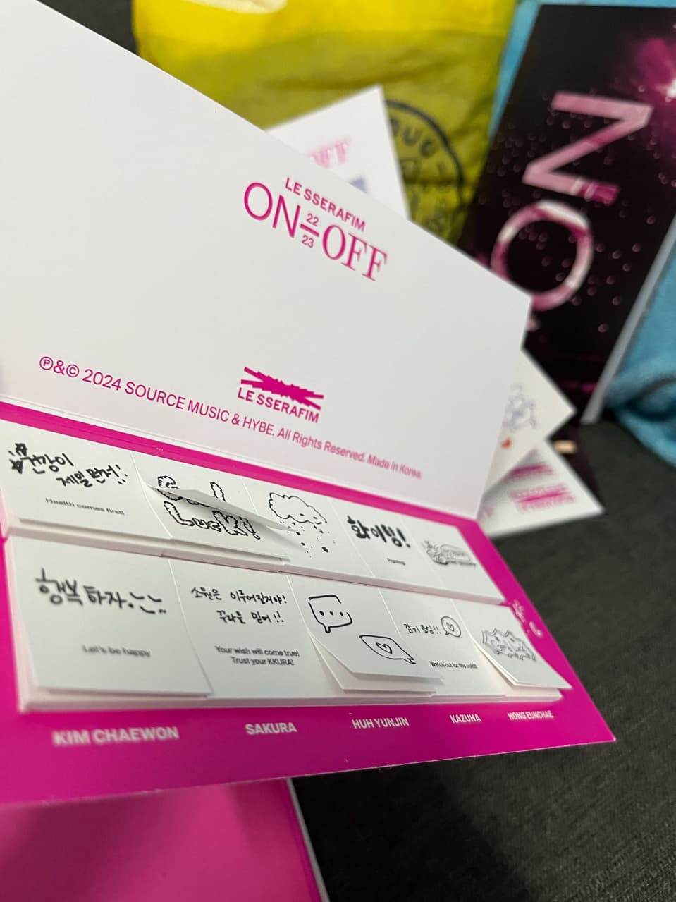 #分享 開箱ON-OFF - LE SSERAFIM板 | Dcard