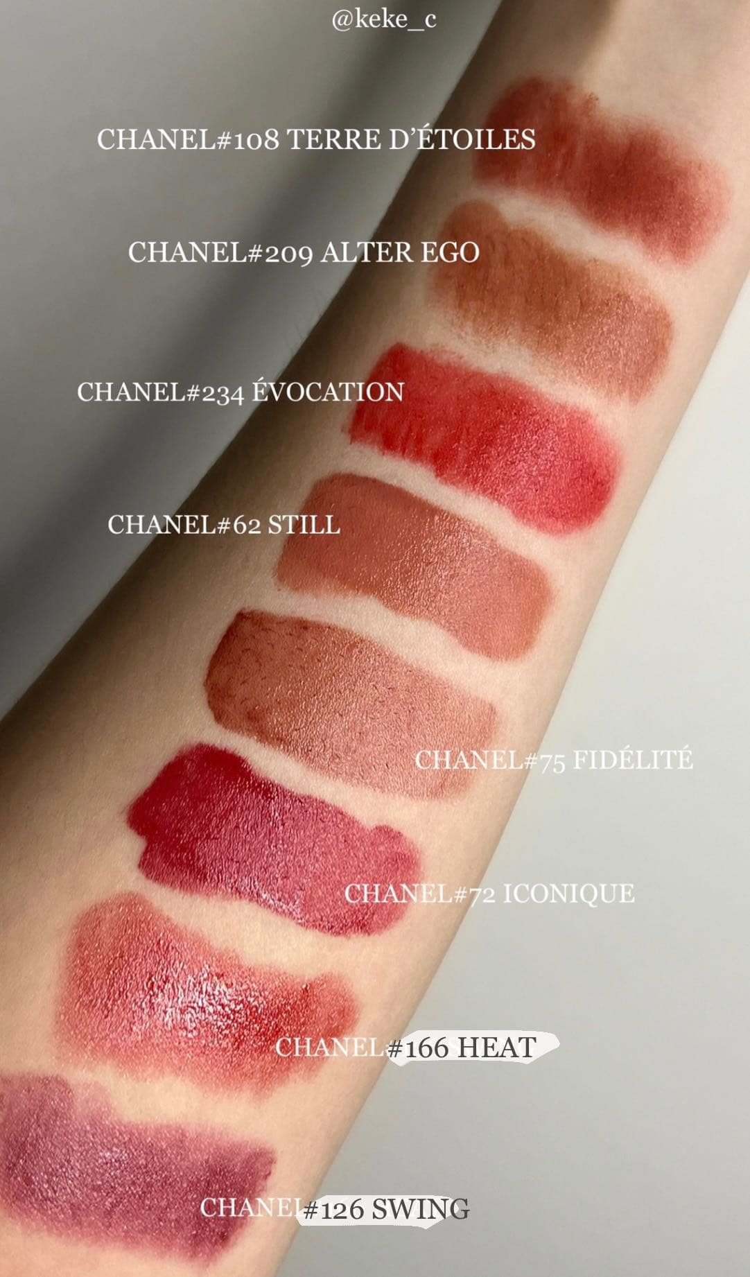 #試色 香奈兒唇彩特輯💄 ️ - 美妝板 | Dcard