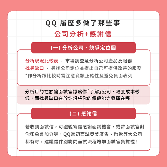 面試履歷全攻略 不藏私分享 - qqlearn (@qqlearn) | Dcard