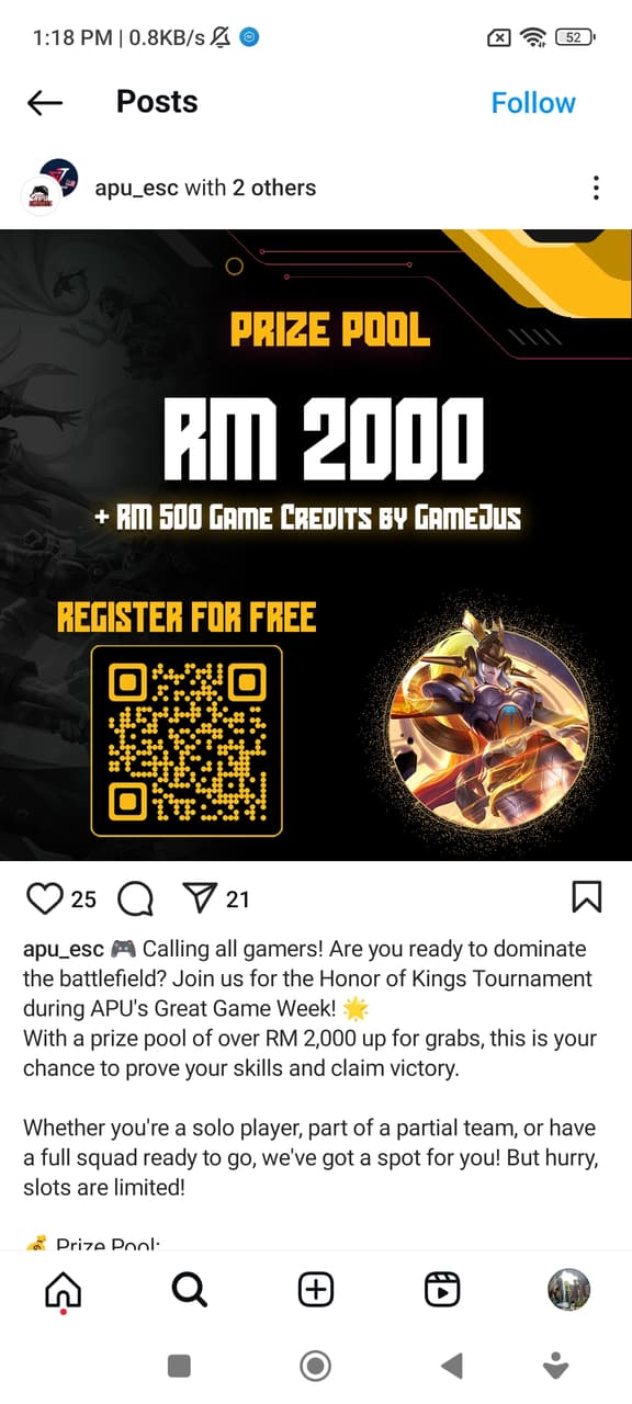 HOK 5V5 Tournament - APU板 | Dcard