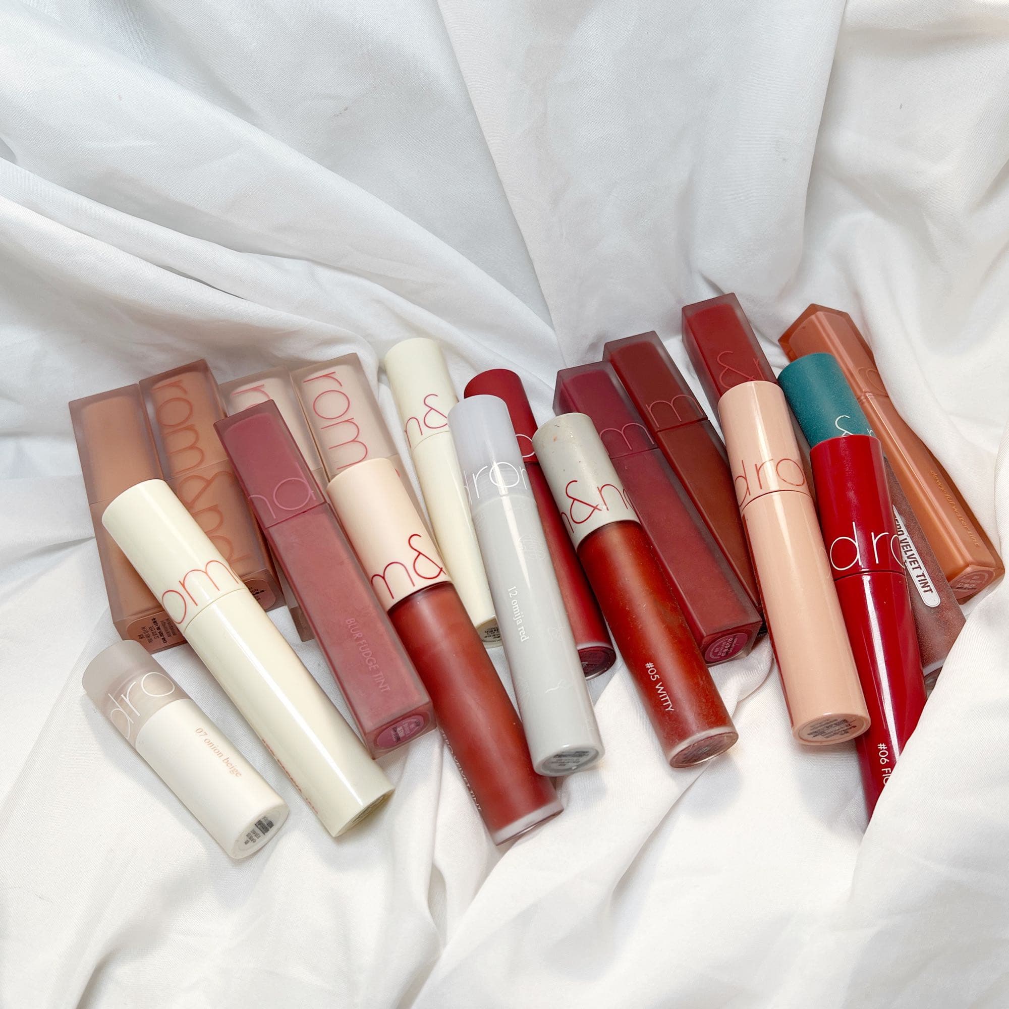 #試色 我的21隻romand全試色 你pick哪隻！ #韓系生活提案 - 美妝板 | Dcard