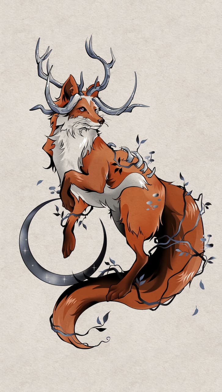 【刺青認領圖】森林裡的精靈🦊 - ttt (@tina_ttt) | Dcard