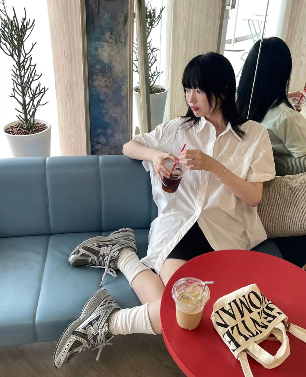 幾套早秋日常穿搭～順便曬曬新鞋1906R！！ - 穿搭板 | Dcard