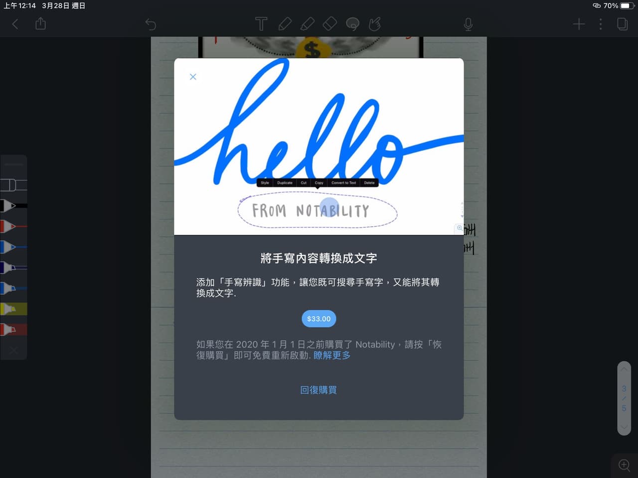 Notability 手寫特價>