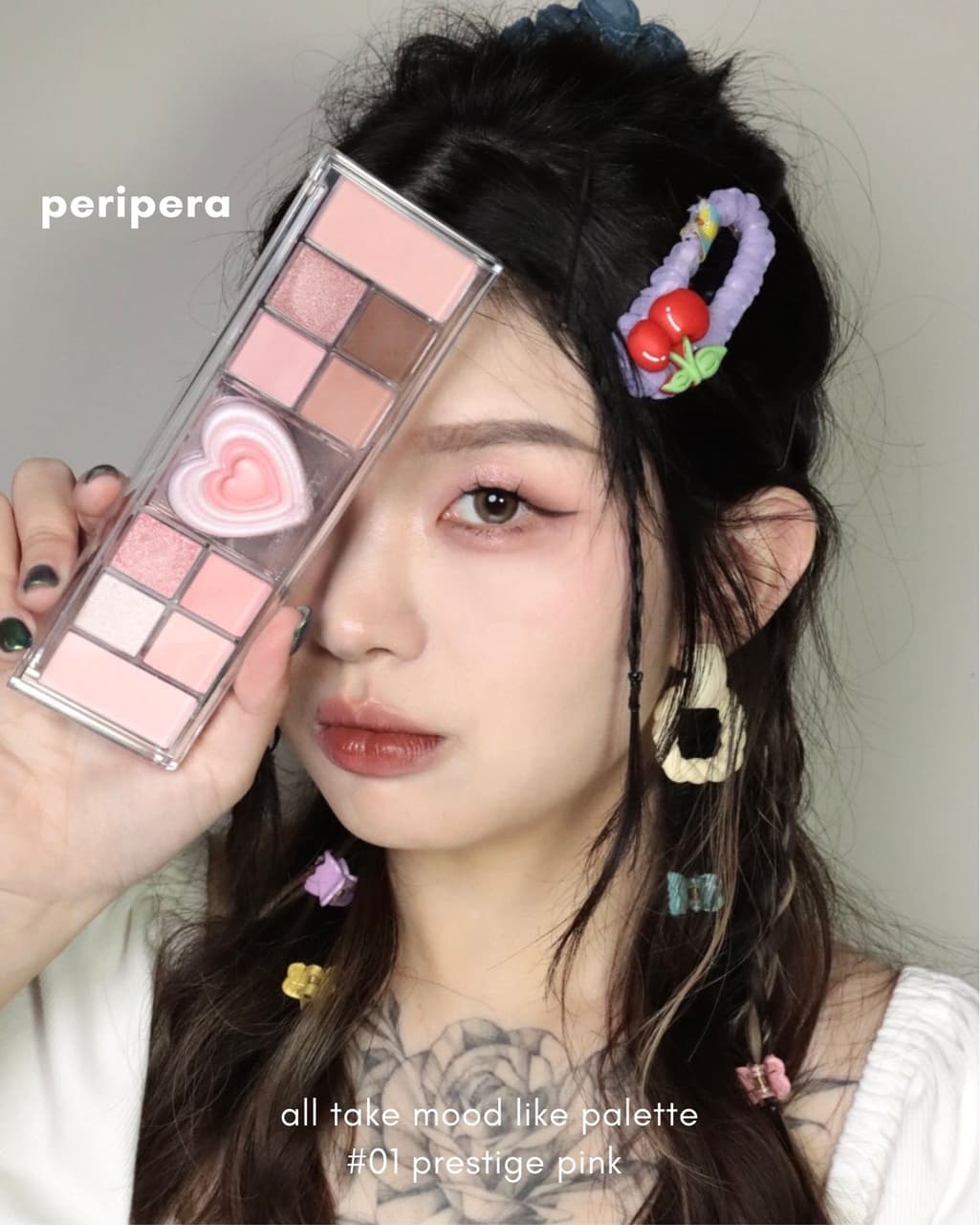 今年最y2k的眼影盤💖peripera 新品愛心盤 - 美妝板 | Dcard