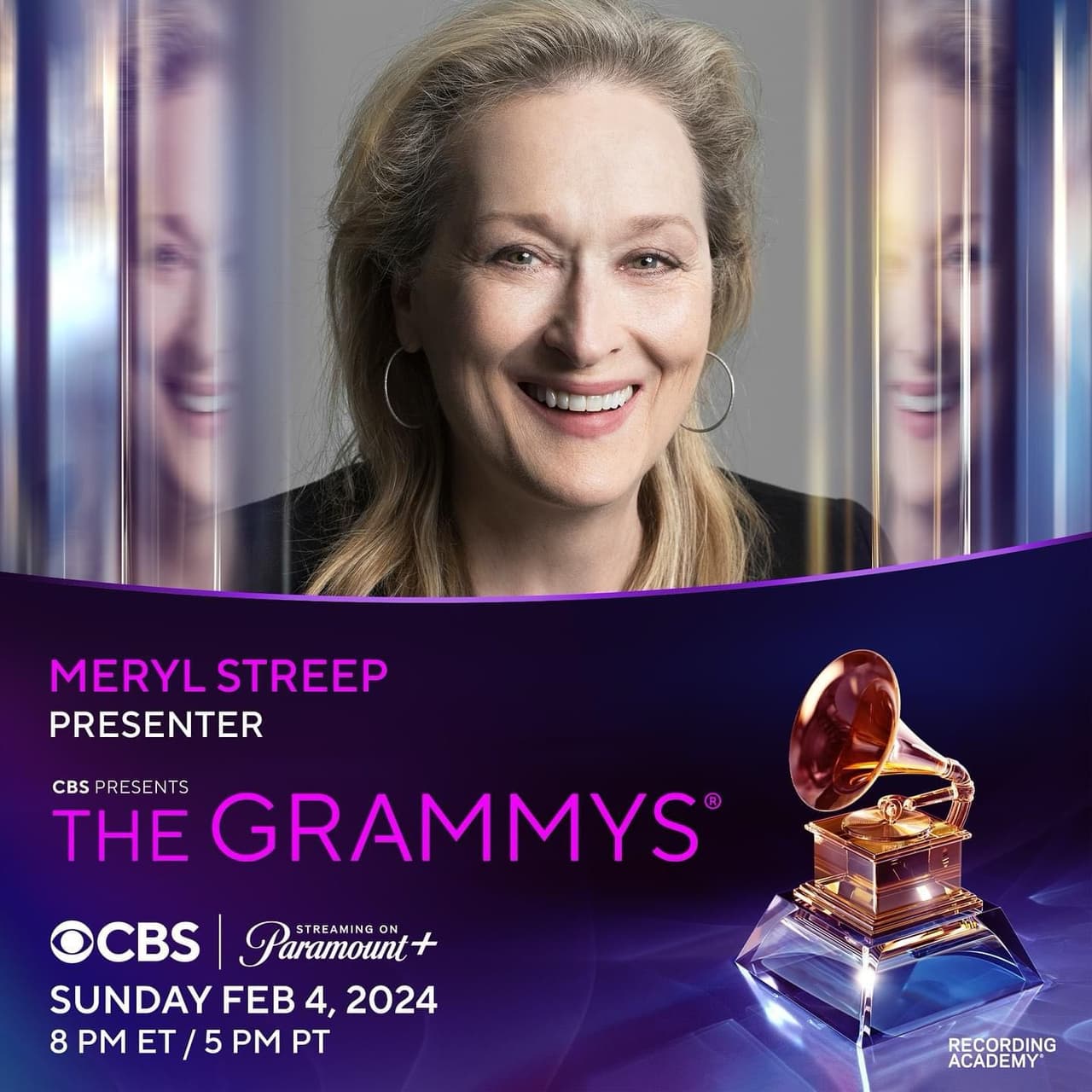 🏆 梅莉史翠普 Meryl Streep 將擔任「第66屆 葛萊美獎 GRAMMYs」頒獎典禮 主持人陣容之一！她今年也獲得一項提名！ - 小 ...