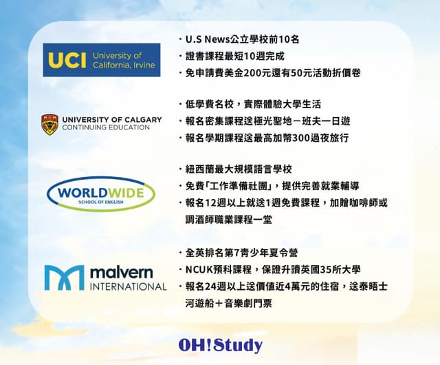 #2025 OH!Study 留學展推薦！想知道留學獎學金申請、英文不好留學小撇步的都看過來！ - 品牌商家 (@brand_selection) | Dcard