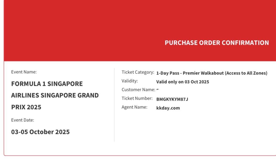 #討論 #讓票 2025 F1新加坡站 - F1板 | Dcard