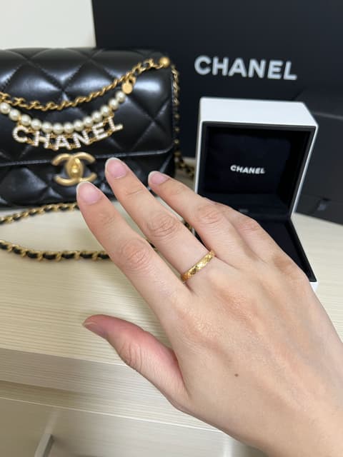 #分享 #開箱 人生第一個Chanel ️ 24a 珍珠方胖+Coco Crush 戒指 - 精品板 | Dcard