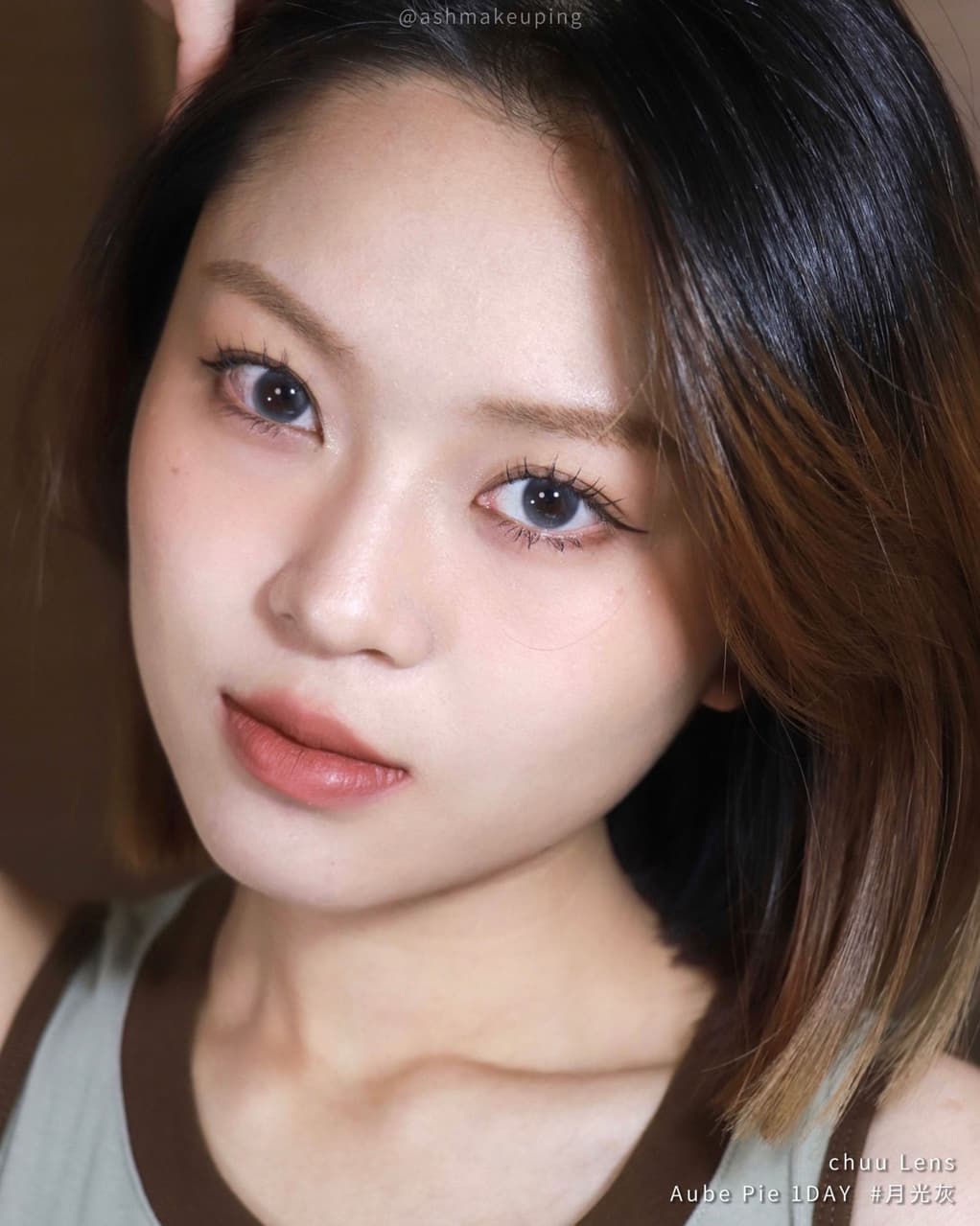 chuu Lens 月光隱眼推出日拋 ♡ 三款色號實戴圖｜Aube Pie 1DAY #抽獎 - ash (@itsmeee_) | Dcard