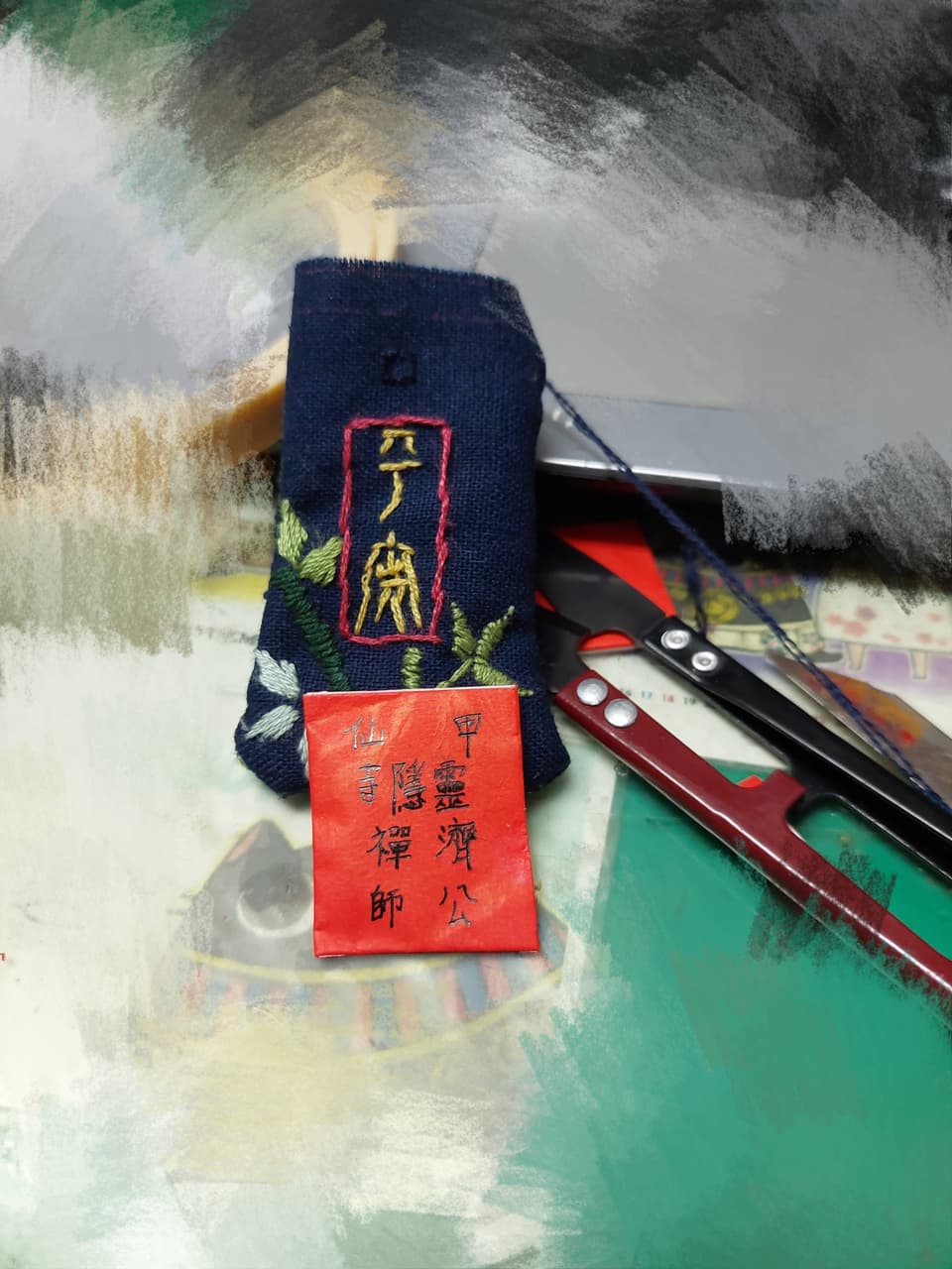 香火袋刺繡 - 靈靜閣 (@shiun_mo) | Dcard