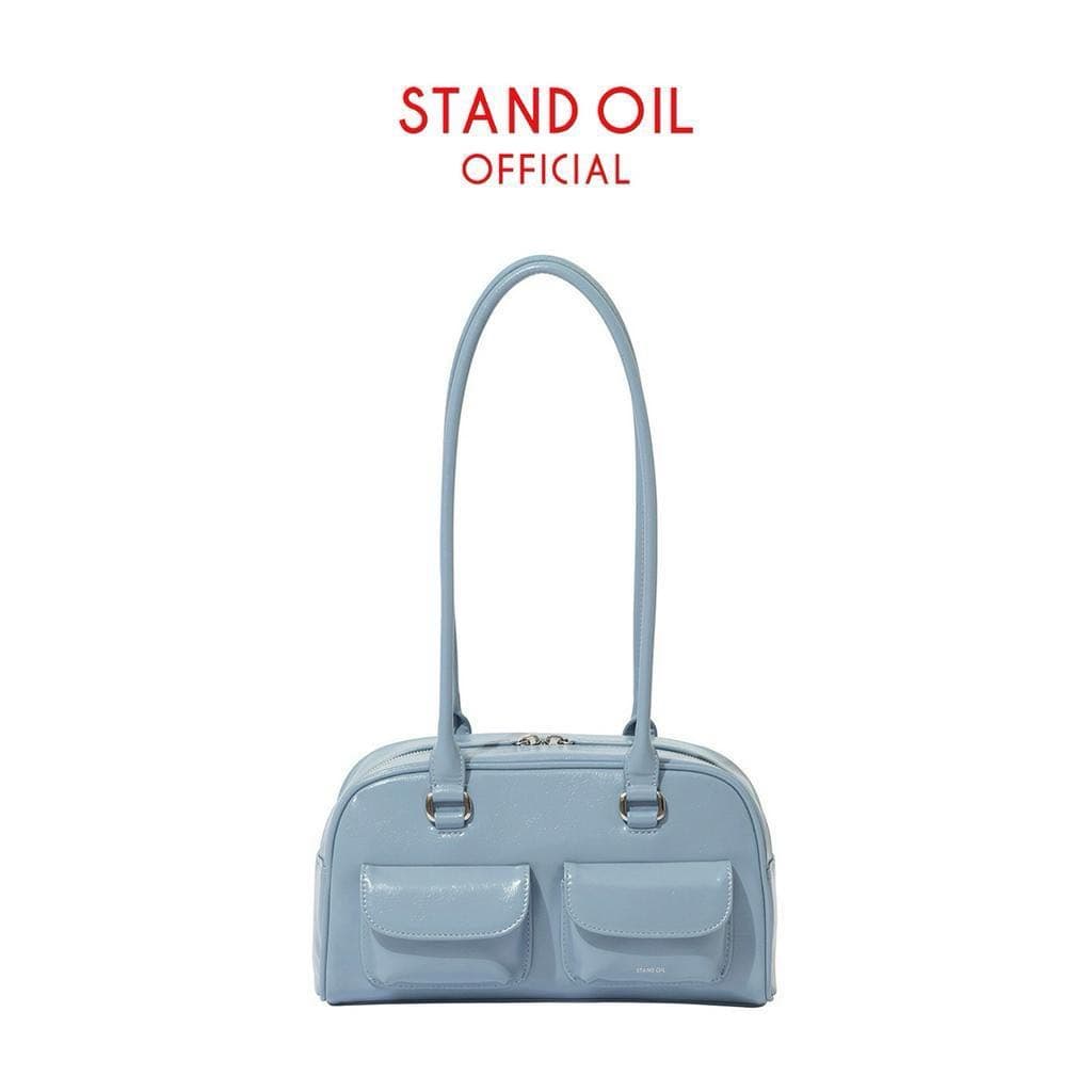 情報🇰🇷韓國STAND OIL包包特價再折288元 保齡球包推薦‼️托特包 單肩包 漆皮包包 學生大容量側背包 可以裝長夾餃子包 韓國代購 韓系穿搭 - 新莊吳卓源𐂂 (@cora ...