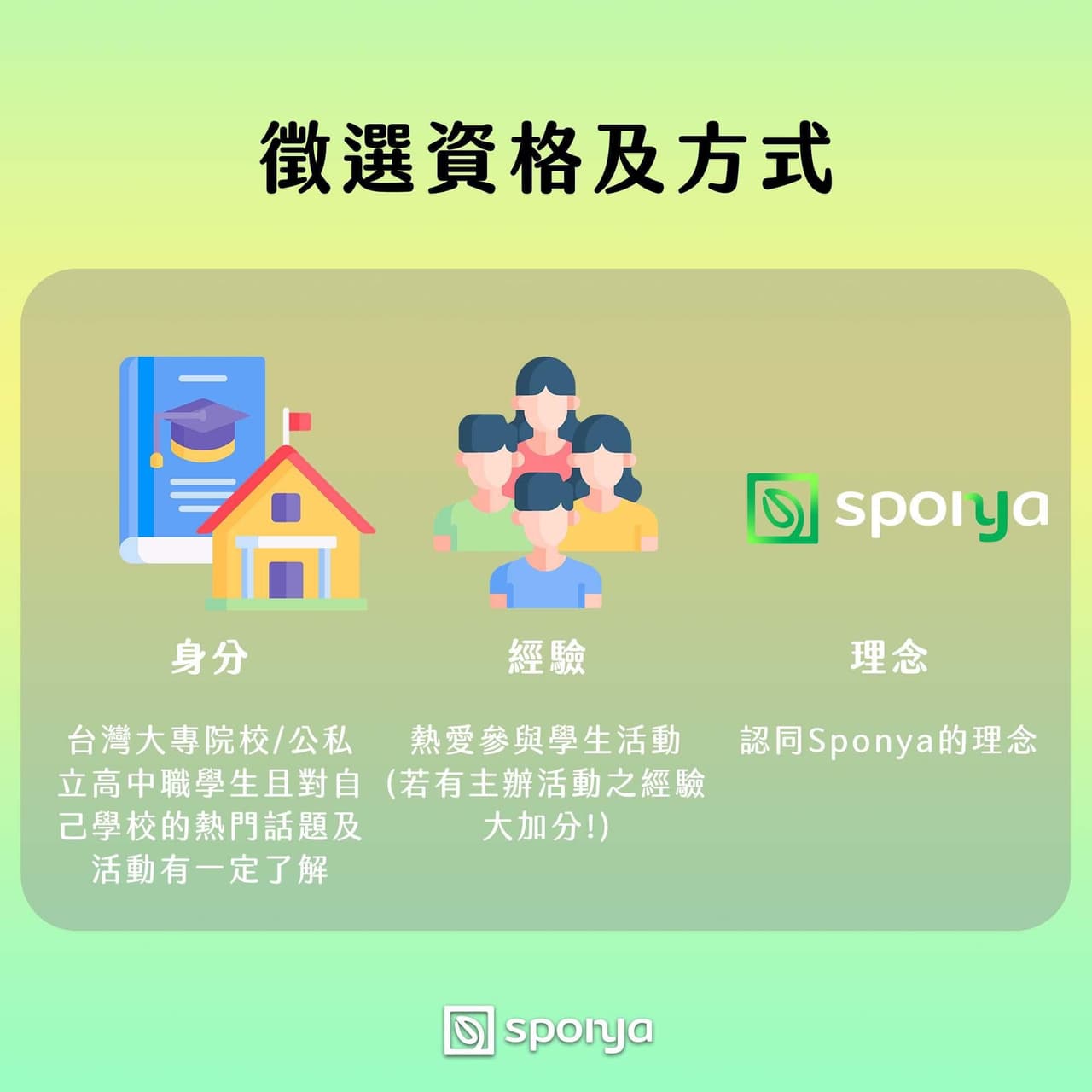 第三屆Sponya校園大使報名開跑！ - 臺灣大學板 | Dcard