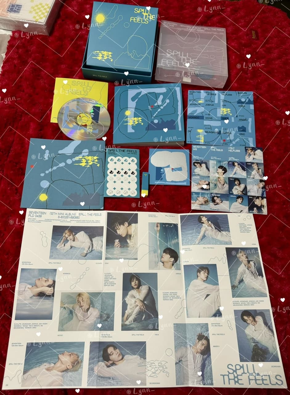 #開箱 迷你十二輯💎SPILL THE FEELS💎(PB版、Wvs專、KIT專、克拉盤) - SEVENTEEN板 | Dcard